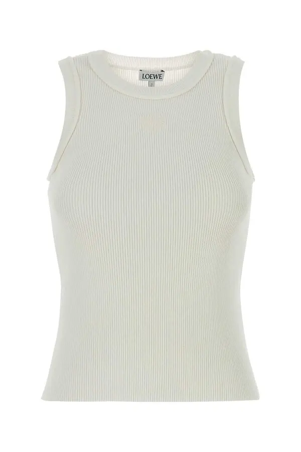 Loewe Viscose Blend Tank Top - White