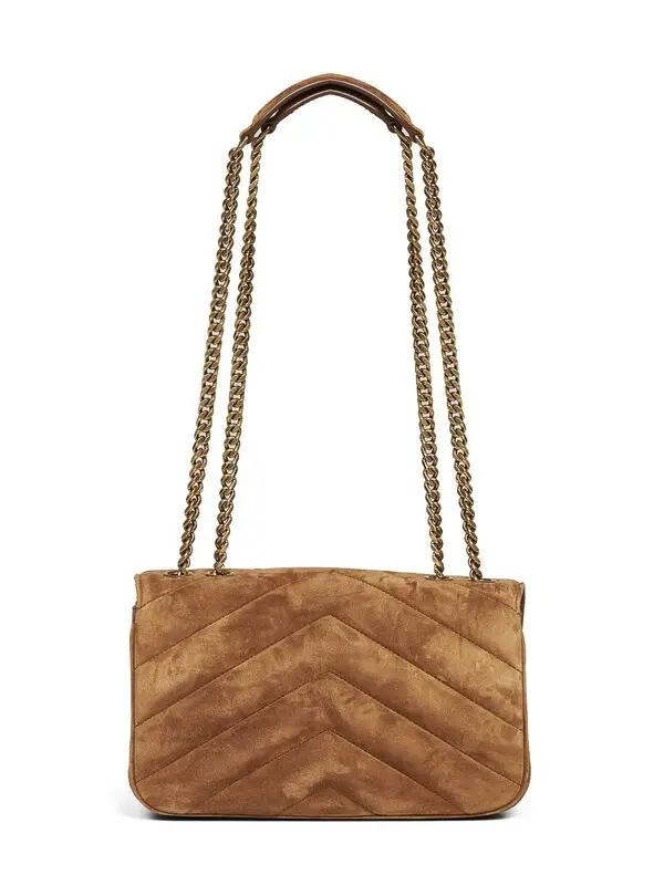 Saint Laurent Caramel Cognac Loulou Small Shoulder Bag - Multicolor