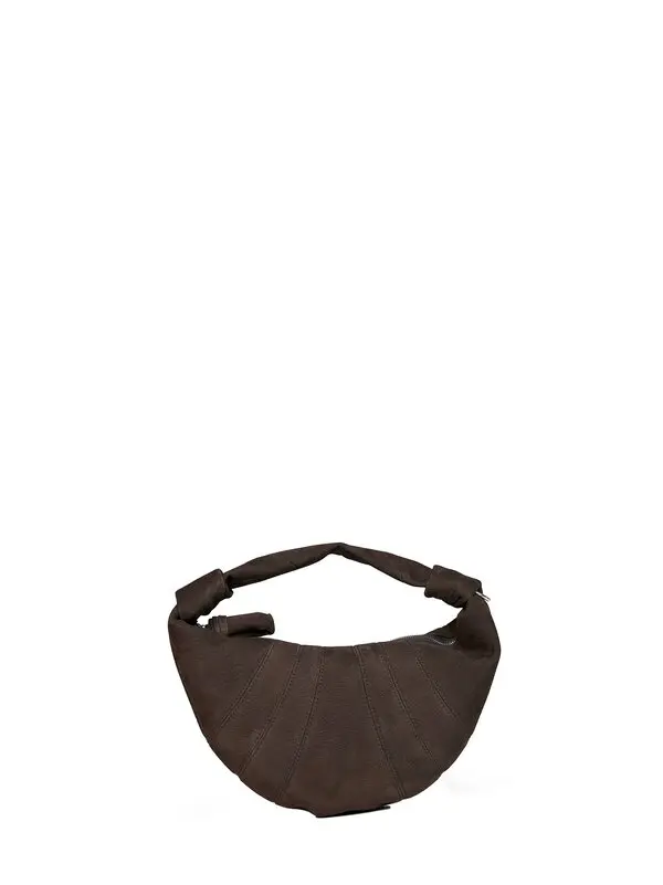 LEMAIRE Ebony Brown Mini Fortune Croissant Shoulder Bag - Multicolor