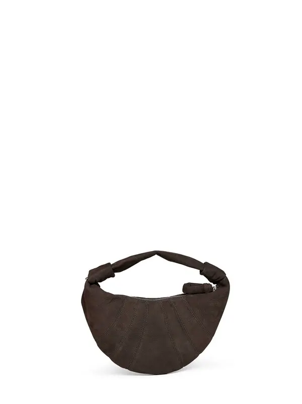 LEMAIRE Ebony Brown Mini Fortune Croissant Shoulder Bag