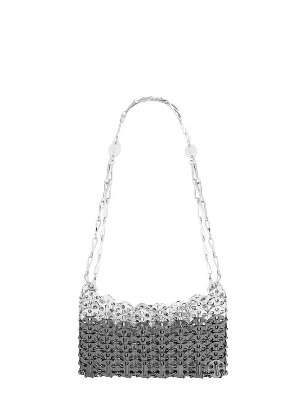 Rabanne Silver And Ruthenium 1969 Skyline Nano Shoulder Bag - Multicolor