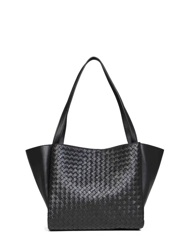 Bottega Veneta Black Corso Medium Tote Bag - Multicolor