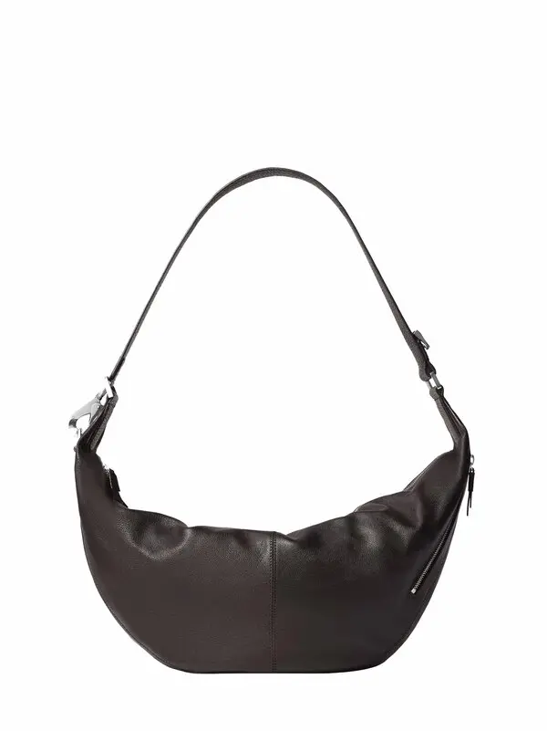 LEMAIRE Dark Chocolate Quiver Clip Shoulder Bag