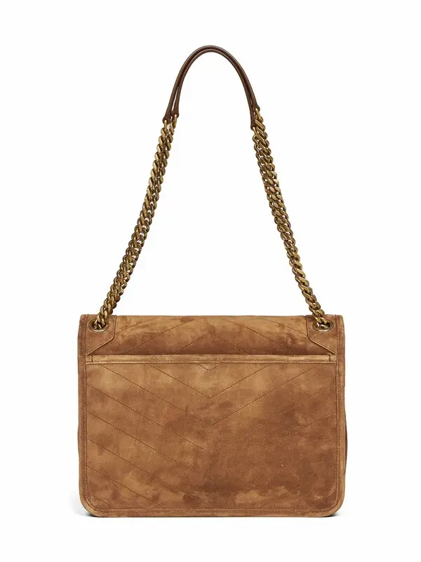Saint Laurent Caramel Cognac Niki Medium Shoulder Bag