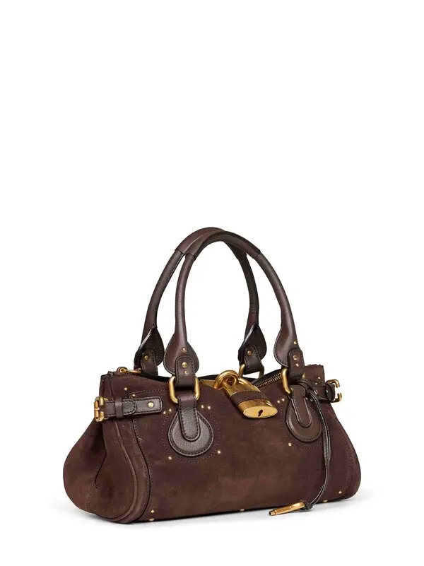 Chloé Kohl Brown Paddington Handbag - Multicolor