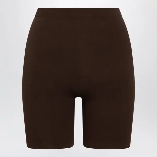 SKIMS Cocoa Seamless Sculpt Mid-thigh Shaping Shorts - Brown