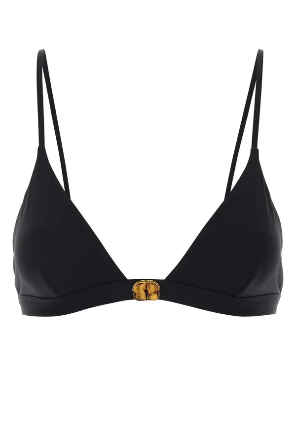 BLAZE Allie Mini Bikini Top In Stretch Nylon - Black