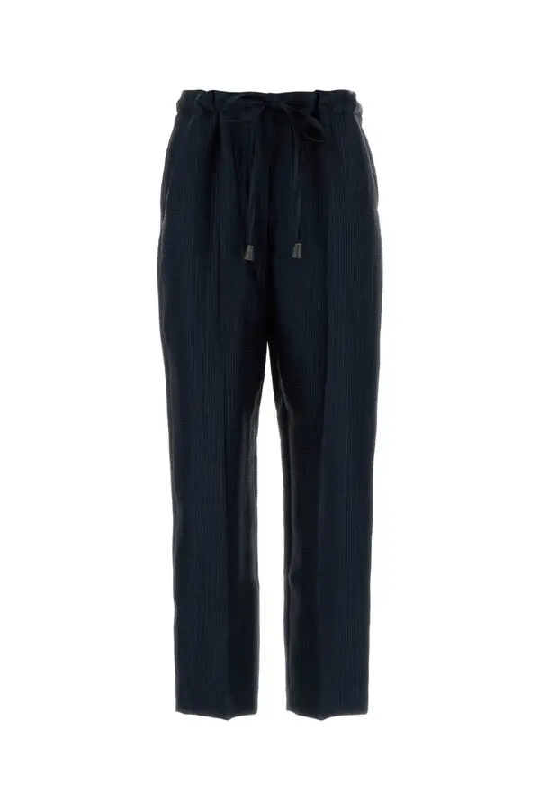 Giorgio Armani Viscose-wool Blend Tailored Pant