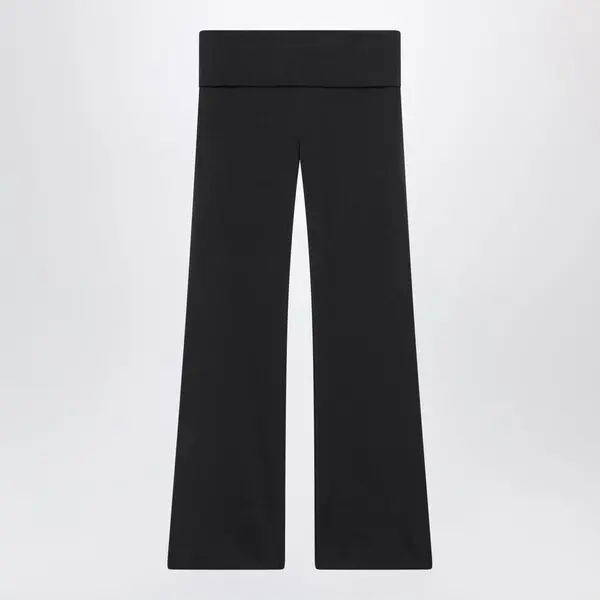 SKIMS Dark Fold-over Waist Jogging Trousers For - Grey