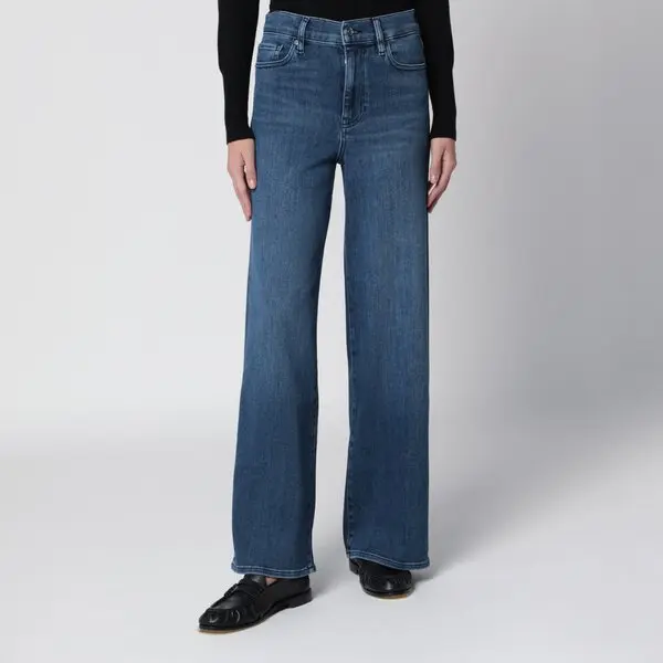 FRAME Le Slim Palazzo High-rise Stretch Jeans