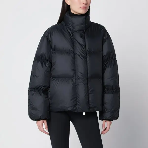 Herno Short Down Jacket In Nylon - Black
