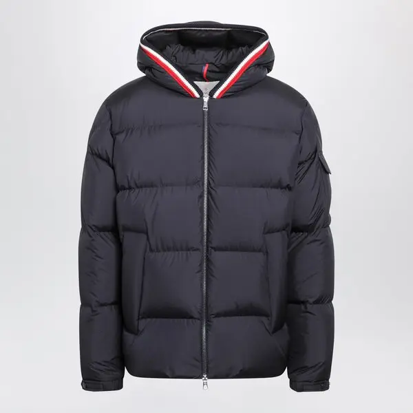 Moncler Lacfroid Hooded Short Down Jacket With Zip Pockets