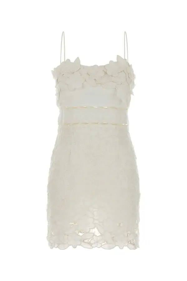 Isabel Marant Étoile Ramie Reola Mini Dress - White