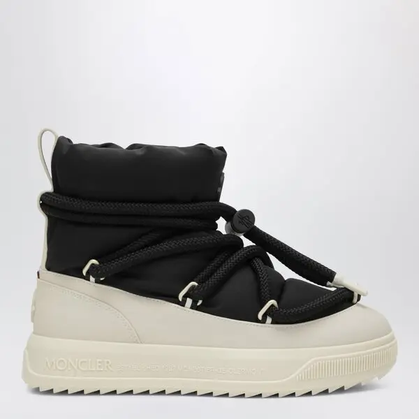 Moncler Altive Mid Mini Lace-up Snow Boots For - Black