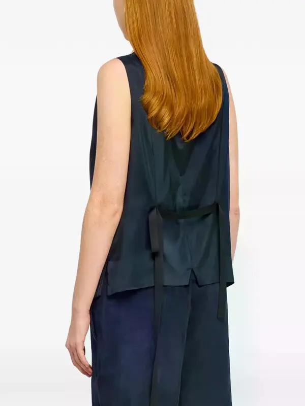 SEMICOUTURE Britney Pinstripe-pattern Waistcoat