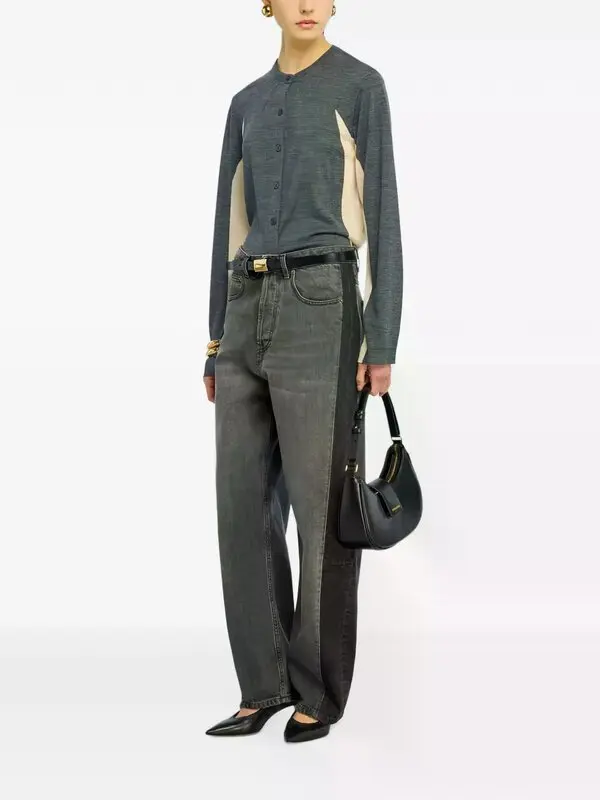 SEMICOUTURE Delia Contrast-panel Cardigan