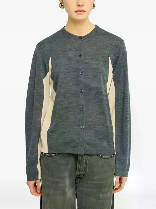 SEMICOUTURE Delia Contrast-panel Cardigan