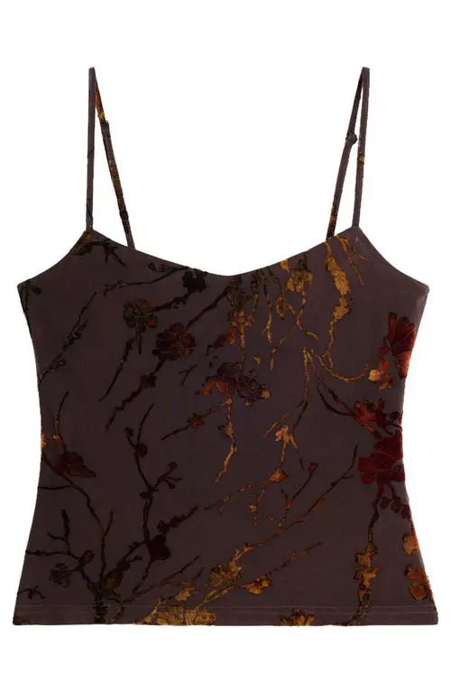 Desigual Floral Sleeveless Top - Brown