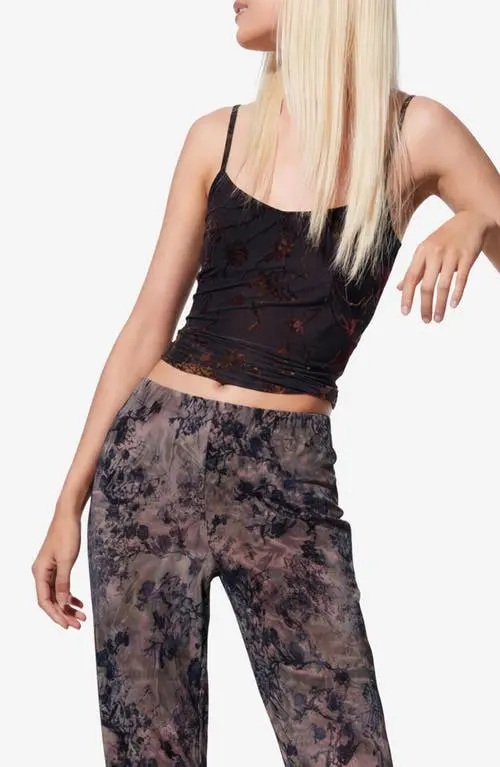 Desigual Floral Sleeveless Top - Brown