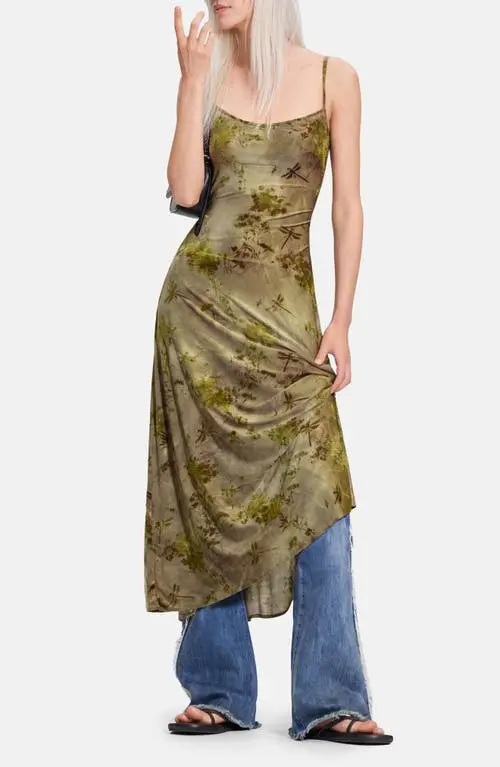 Desigual Adjustable Strap Slipdress - Multi