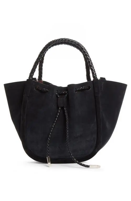 Proenza Schouler Small Ruched Suede Tote
