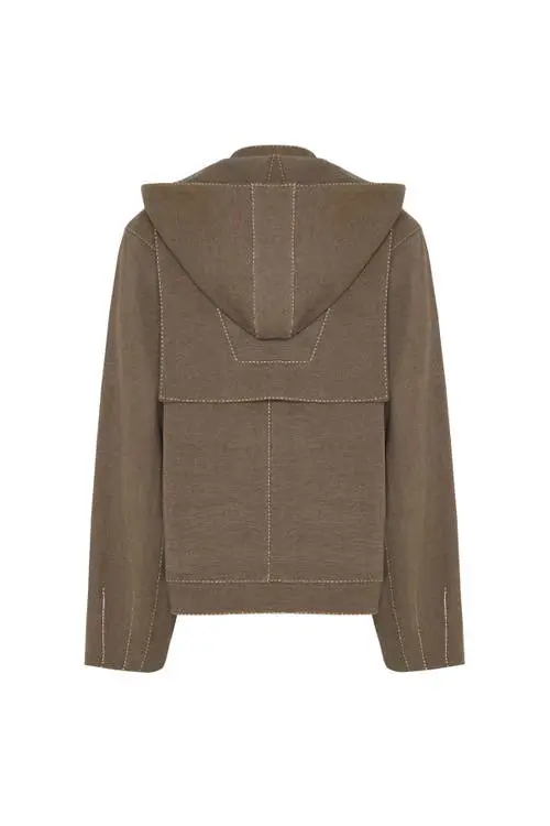 JENDUE Hardy Hooded Denim Jacket