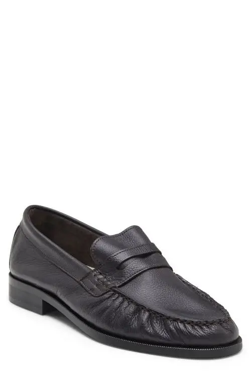 DUKE + DEXTER Ezra Leather Penny Loafer - Brown