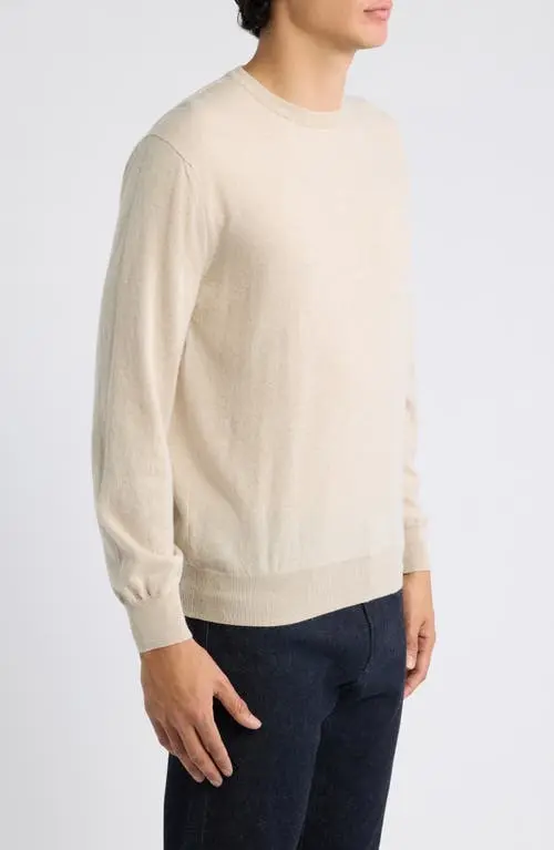 Canali Crewneck Cashmere Sweater - Beige
