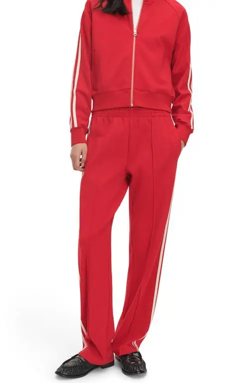 Rag & Bone Irina Mid Rise Wide Leg Ponte Track Pants