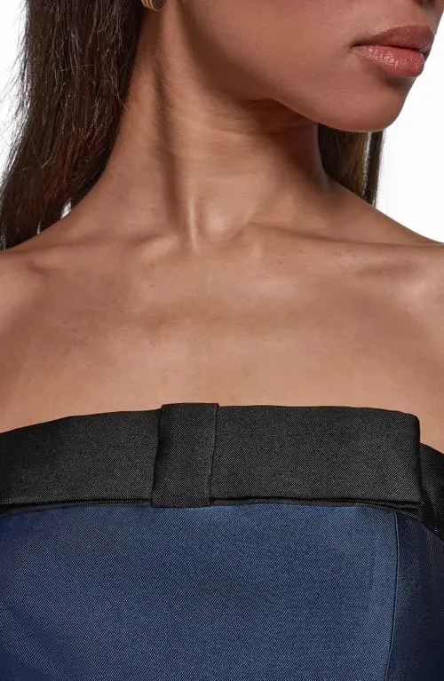 Karl Lagerfeld Paris Strapless Belted Cocktail Dress