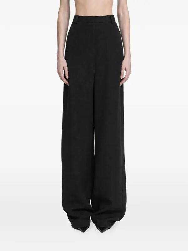 Balenciaga Wool Barrel Trousers