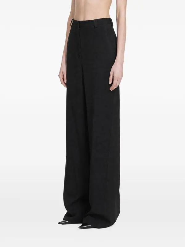 Balenciaga Wool Barrel Trousers