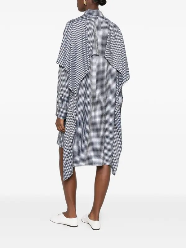 Loewe Silk Caped Dress