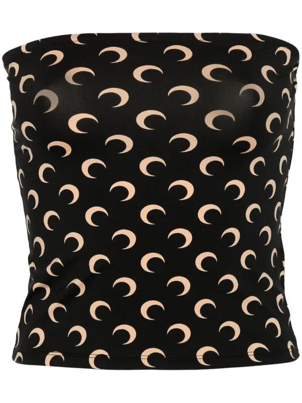 MARINE SERRE Moon Print Top - Multicolor
