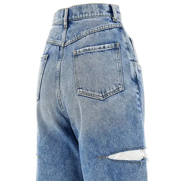 MAISON MARGIELA High-rise Jeans With Side Rips