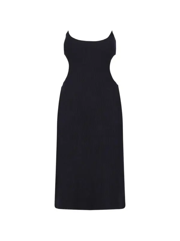 MARINE SERRE Moon Cutout Midi Dress