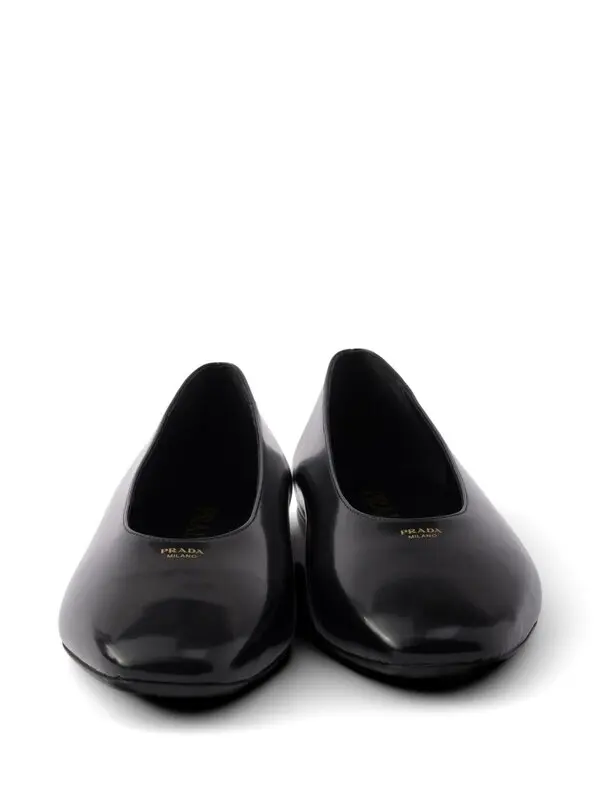Prada Leather Ballet Flats