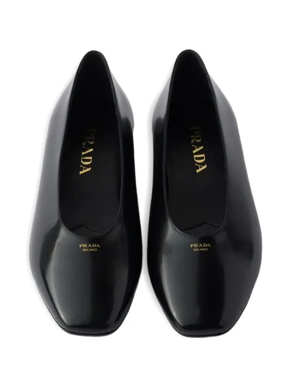Prada Leather Ballet Flats