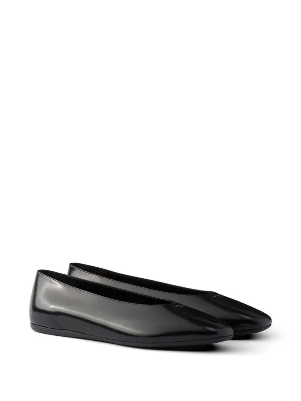 Prada Leather Ballet Flats