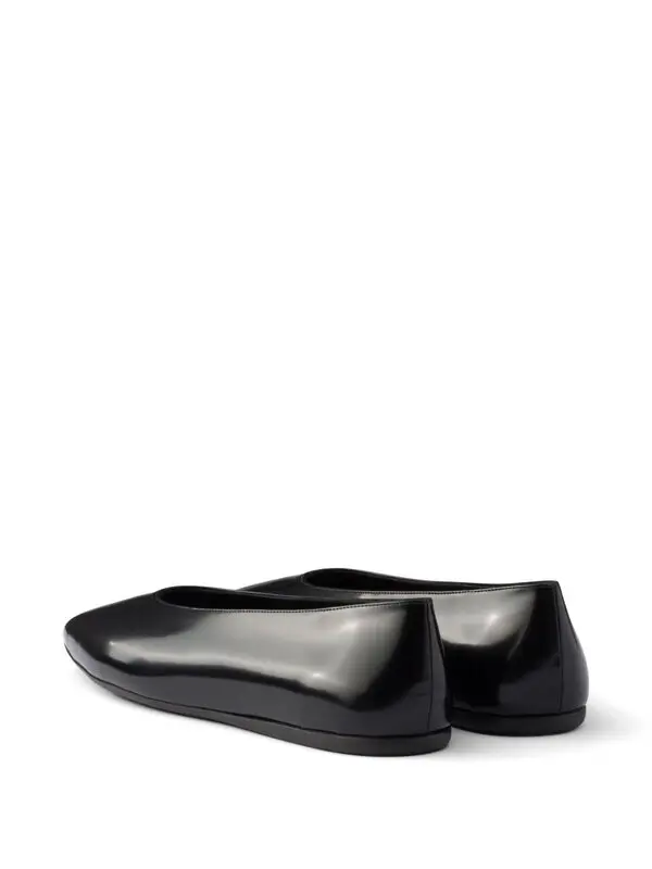 Prada Leather Ballet Flats