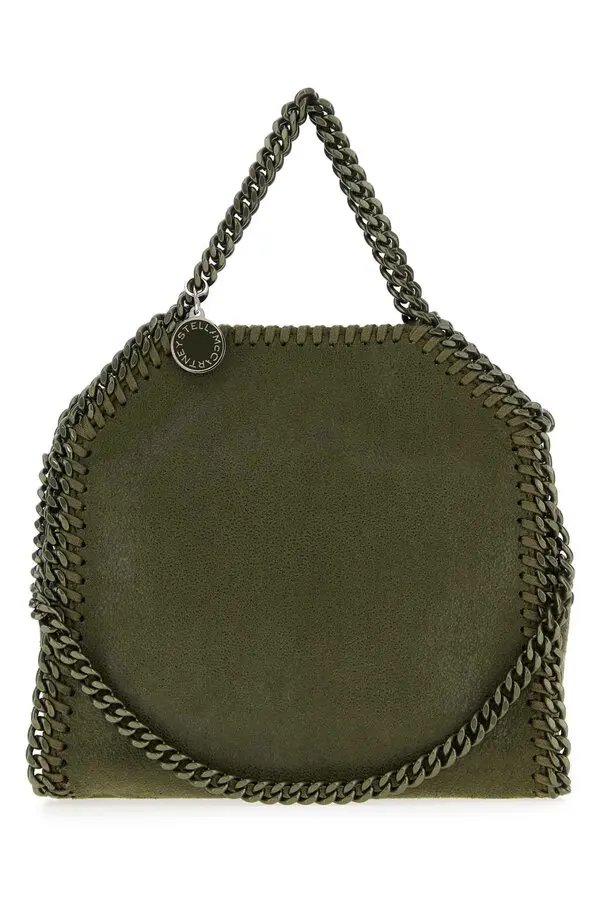 Stella McCartney Army Shaggy Deer Micro Falabella Handbag - Green