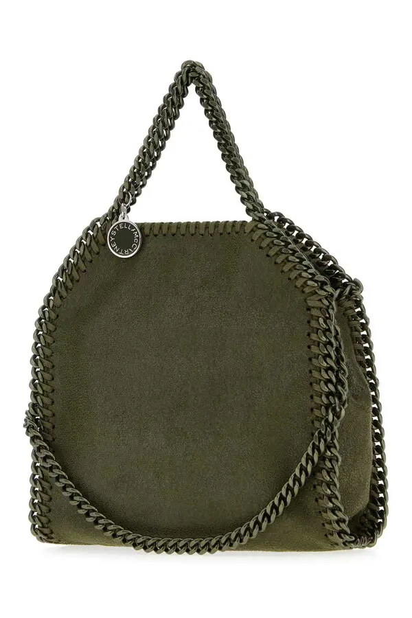 Stella McCartney Army Shaggy Deer Micro Falabella Handbag - Green