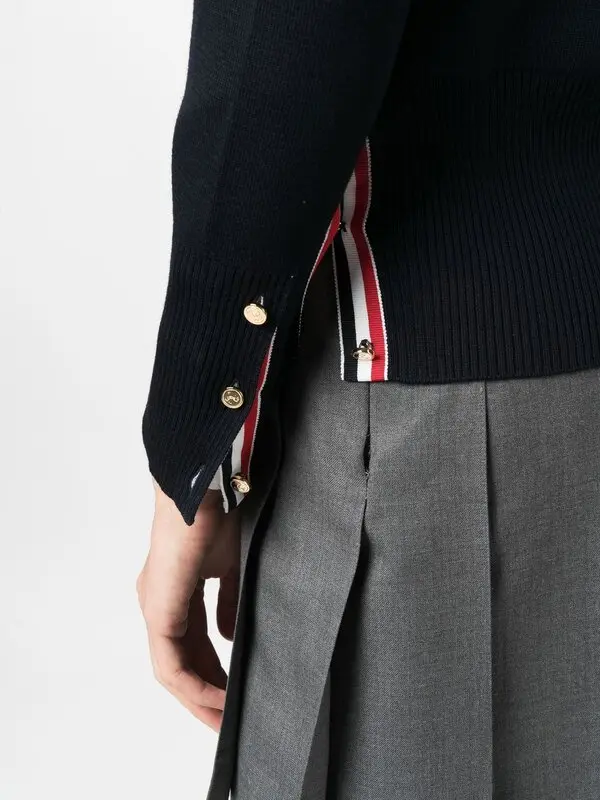 Thom Browne 4bar Wool Cardigan