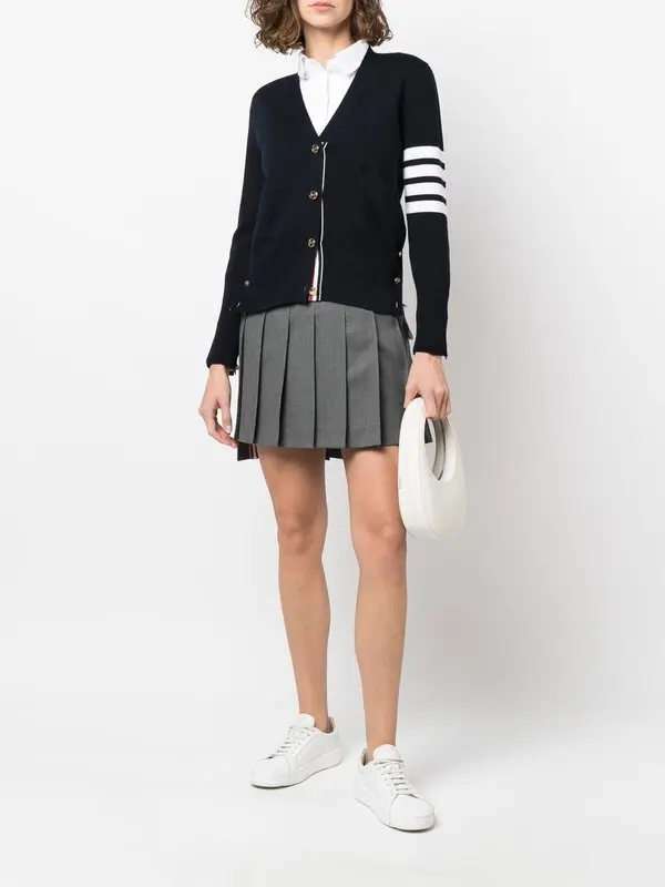 Thom Browne 4bar Wool Cardigan
