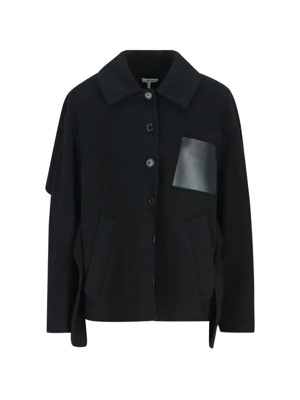 Loewe Wool And Cashmere Cape - Multicolor