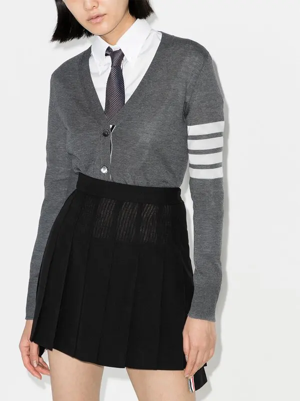 Thom Browne 4bar Wool Cardigan