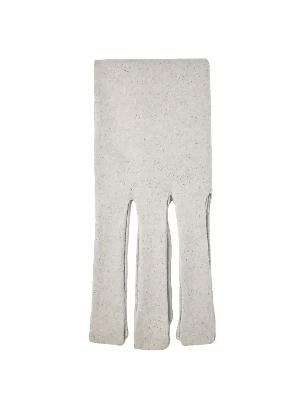 ELENA MIRO` Wool Blend Scarf - Gray