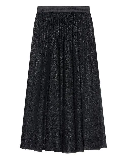 Mint Velvet Glitter Tulle Skirt