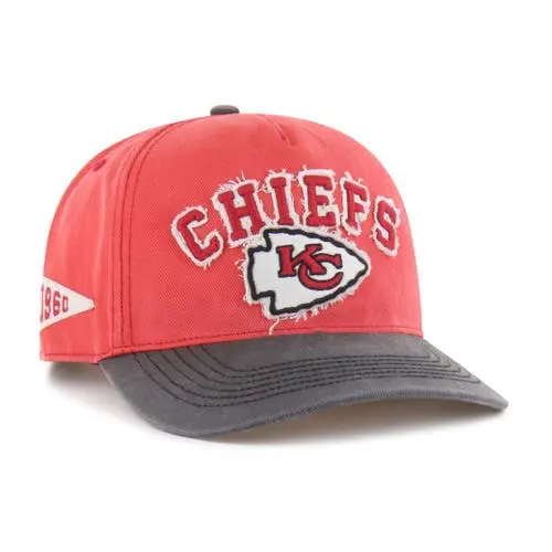 '47 Kansas City Chiefs Calderwood Well Worn Hitch Adjustable Hat - Red