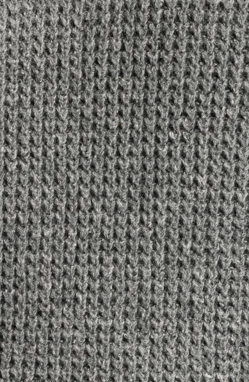 FLINT & TINDER BY HUCKBERRY Cotton Rollneck Waffle Sweater - Light Grey